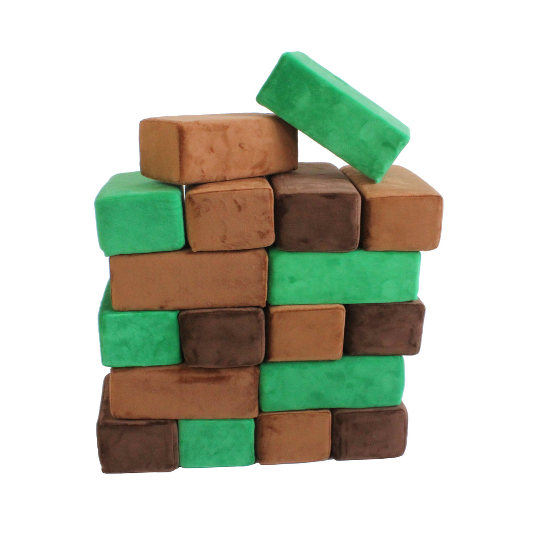 Plush Blocks Sets - Premium Building Blocks in Attractive Color Packs