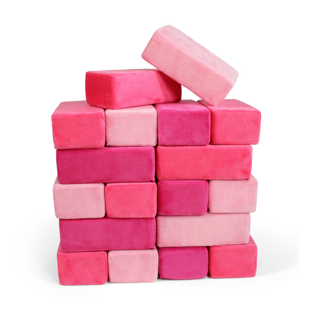Plush Blocks Sets - Premium Building Blocks in Attractive Color Packs