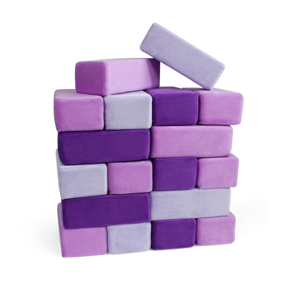 Plush Blocks Sets - Premium Building Blocks in Attractive Color Packs