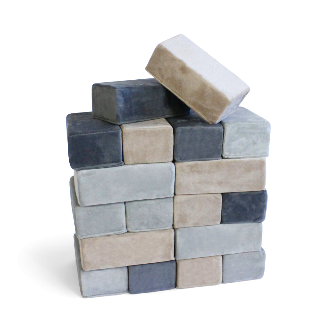 Plush Blocks Sets - Premium Building Blocks in Attractive Color Packs